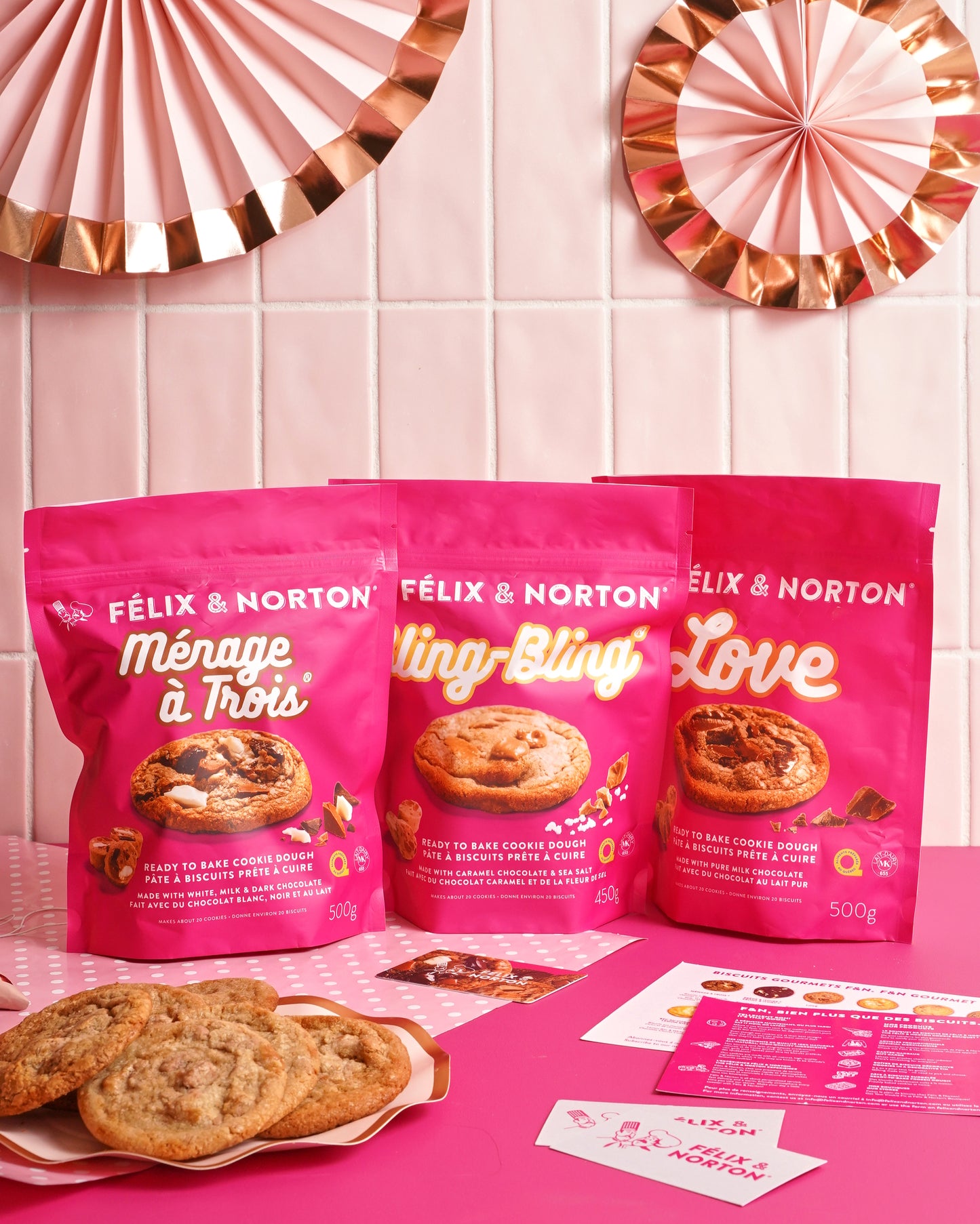 Ready-To-Bake Frozen Cookie Bags – Félix & Norton